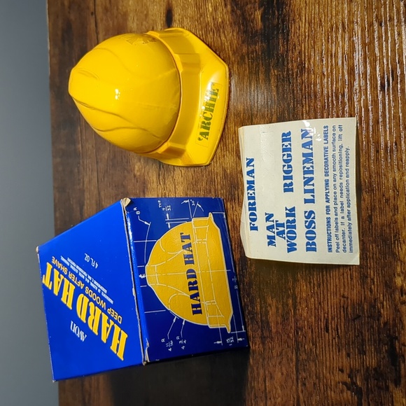 Avon | Accessories | Vintage Avon Hard Hat Deep Woods Aftershave ...